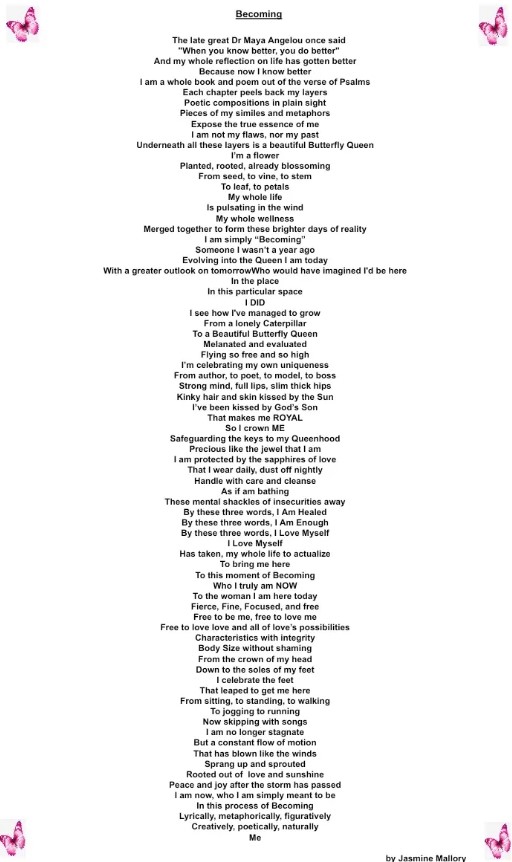 Becoming Poem